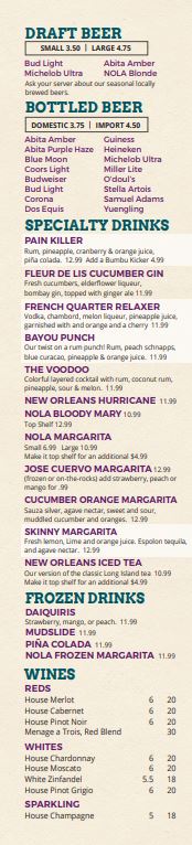 NOLA Southern Grill in Slidell, LA